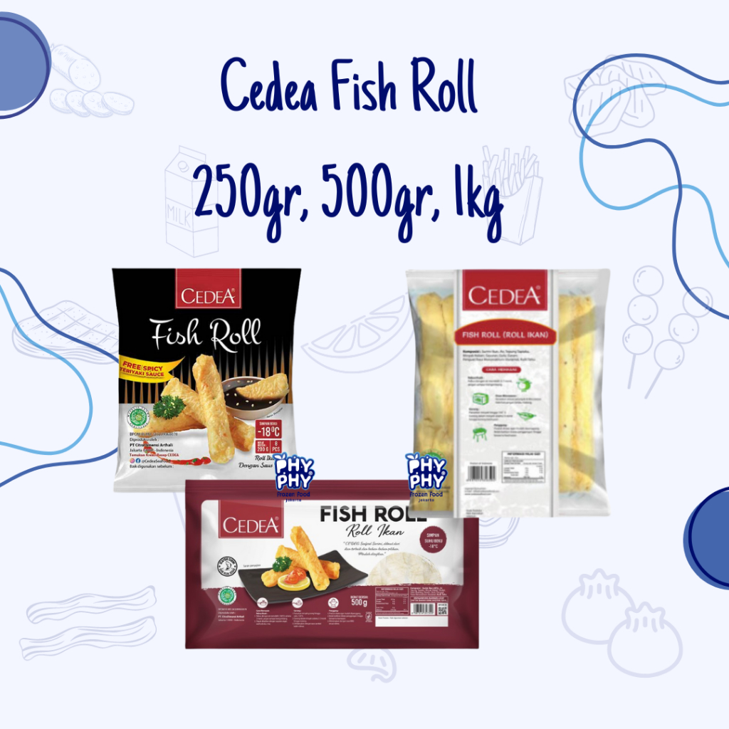 Jual Cedea Fish Roll Original 200gr / Cedea Fish Roll Original 500gr ...