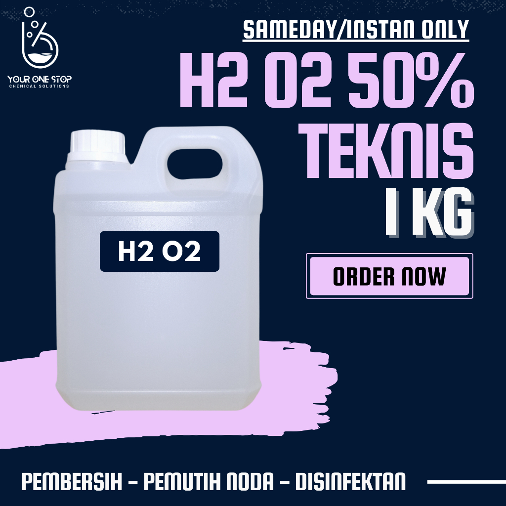 Jual H2O2 Korea 50% 1 KG - Teknis Grade | Shopee Indonesia