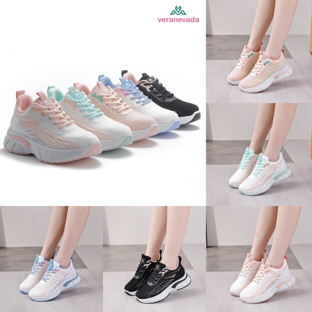 Jual Vera Nevada Sepatu Sneakers Wanita Sport Shoes A70 | Shopee Indonesia