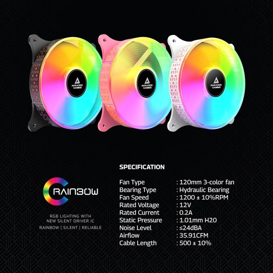 Jual Fan Casing PARADOX GAMING HYPERSONIC 120mm - Paradox Gaming F400 ...