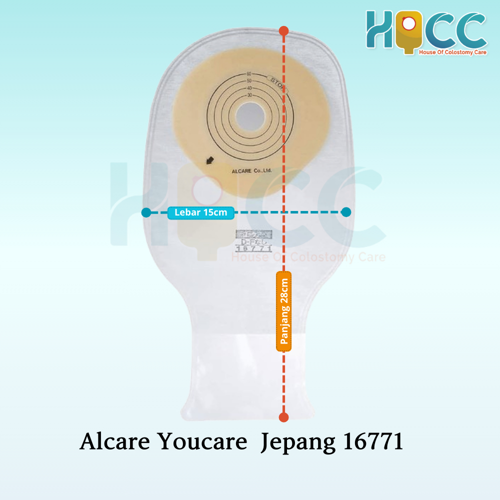 Jual Colostomy Bag Dewasa Alcare 16771 Kantong Kolostomi Alcare Jepang 16771 Alcare Colostomy ...