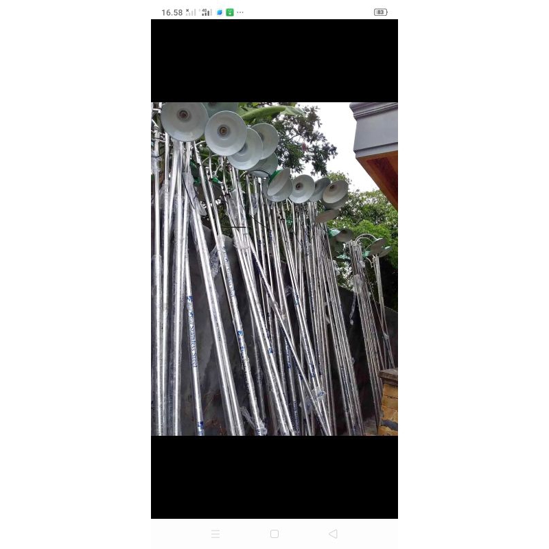Jual Tiang lampu jalan 3m full set (tiang+cup+fitting) | Shopee Indonesia