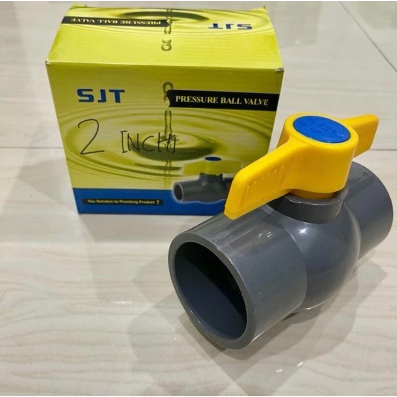 Jual SJT GG PVC Ballvalve pvc 2”inci polos Stop kran polos 2 inci ...