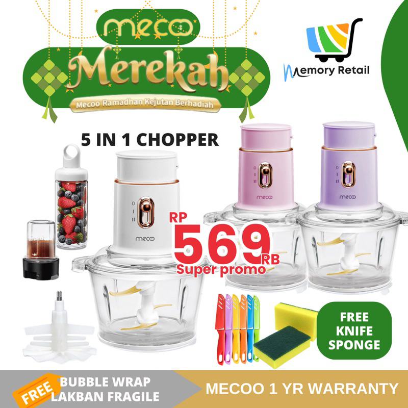 Jual Mecoo chopper Blender Juicer Kupas Bawang Low Watt | Shopee Indonesia