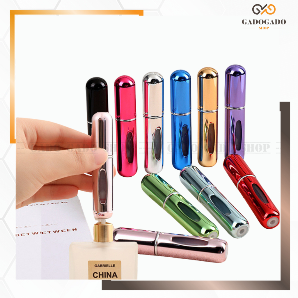 Jual GGS HL0662 Botol parfum mini 5ml botol isi ulang parfum mini botol ...