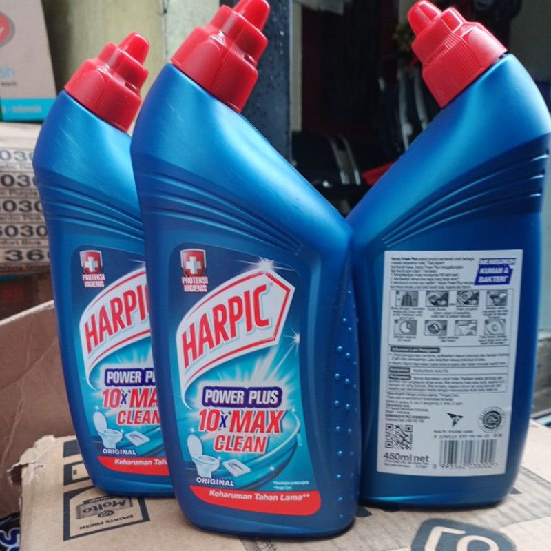 Jual HARPIC POWER PLUS 10X MEMBERSIHKAN NODA 450ML | Shopee Indonesia
