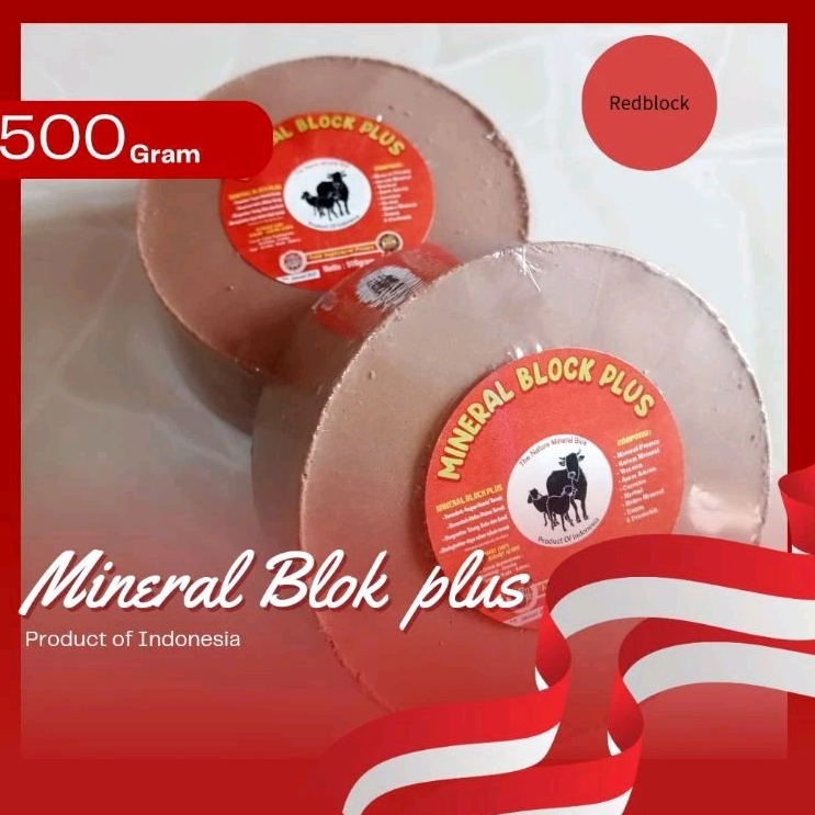 Jual Redblock Mineral Blok Original 500gram Premium New Formula Premix ...