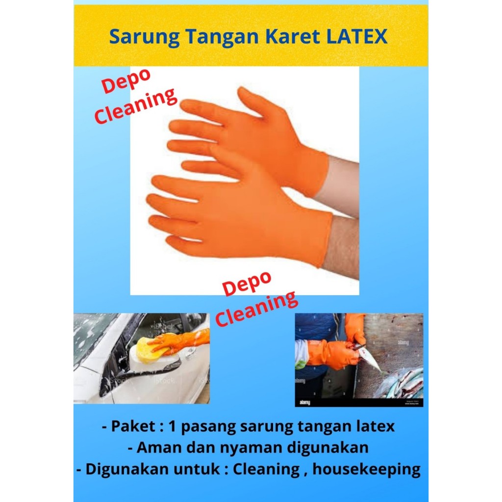 Jual Sarung Tangan Latex / Sarung Tangan Sataka / Sarung Tangan Latex ...