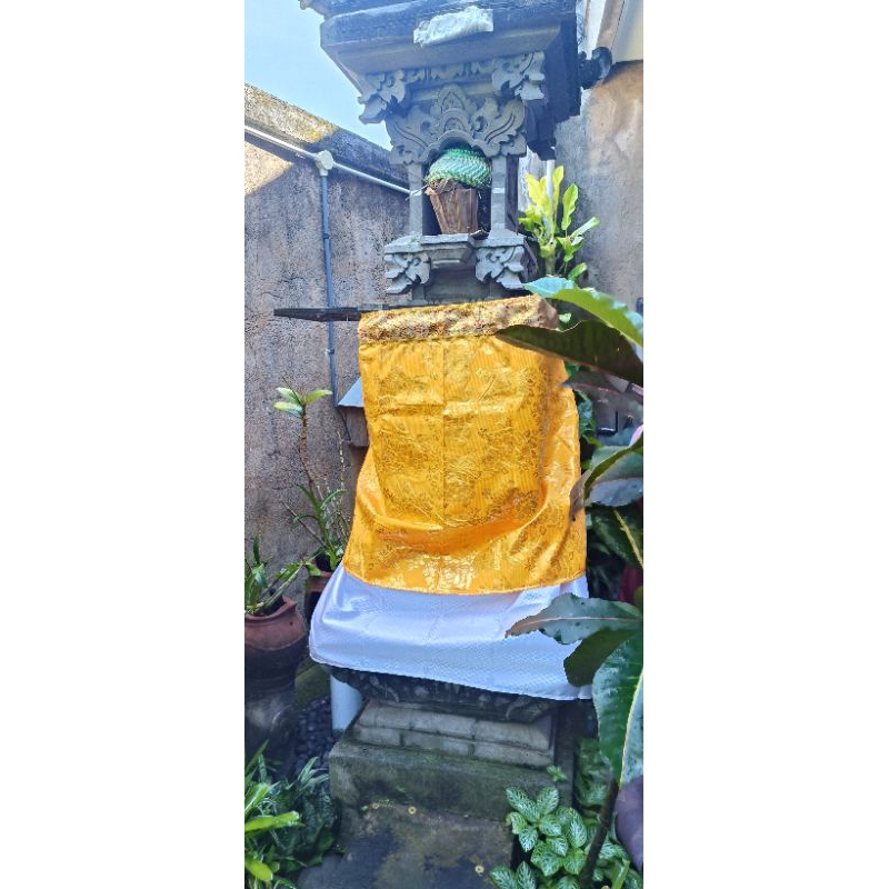 Jual WASTRA SINGAPORE KUNING KUNYIT SUDAH JADI TINGGAL PAKAI/ WASTRA ...