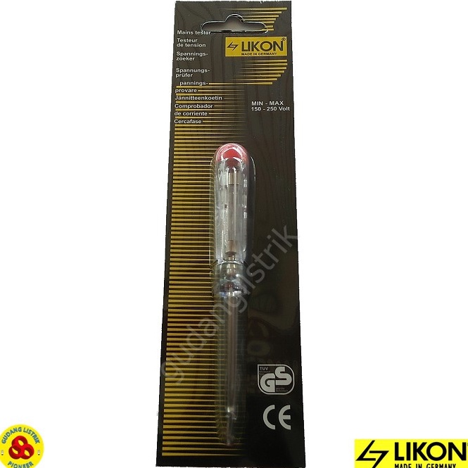 Jual it LIKON TEST PEN TESPEN OBENG LISTRIK AC GERMAN Big Sale | Shopee ...