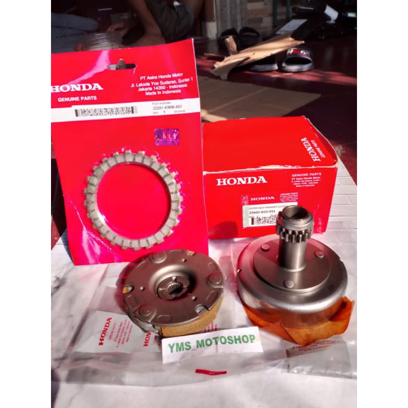 Jual Paket Lonceng+Ganda Assy+Plat kopling Honda Revo Fit Injeksi Revo Fi,Blade New KO3/KWW ...