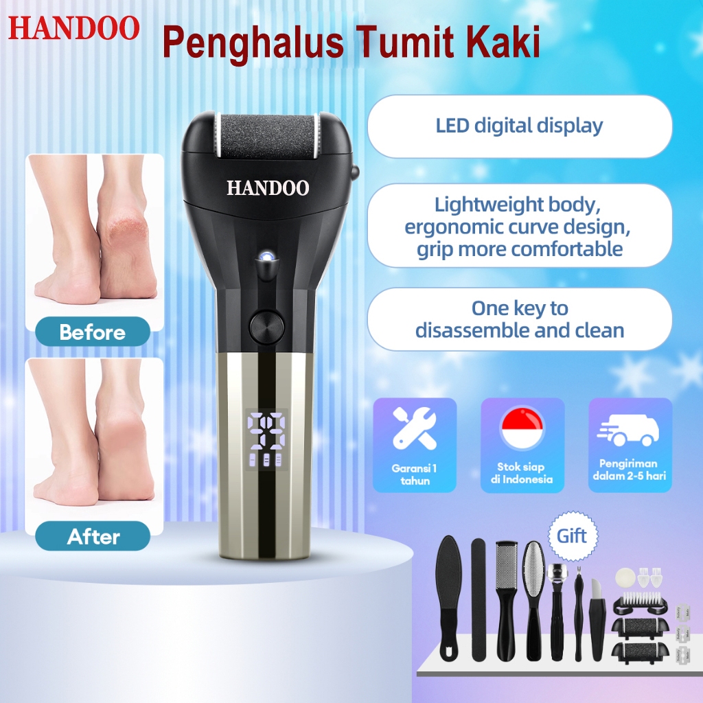Jual HANDOO Gaya baru Penghalus Tumit Kaki Penghalus Kaki Elektrik ...