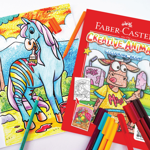 Jual Colouring Book Folio Besar A4_Faber castell | Shopee Indonesia
