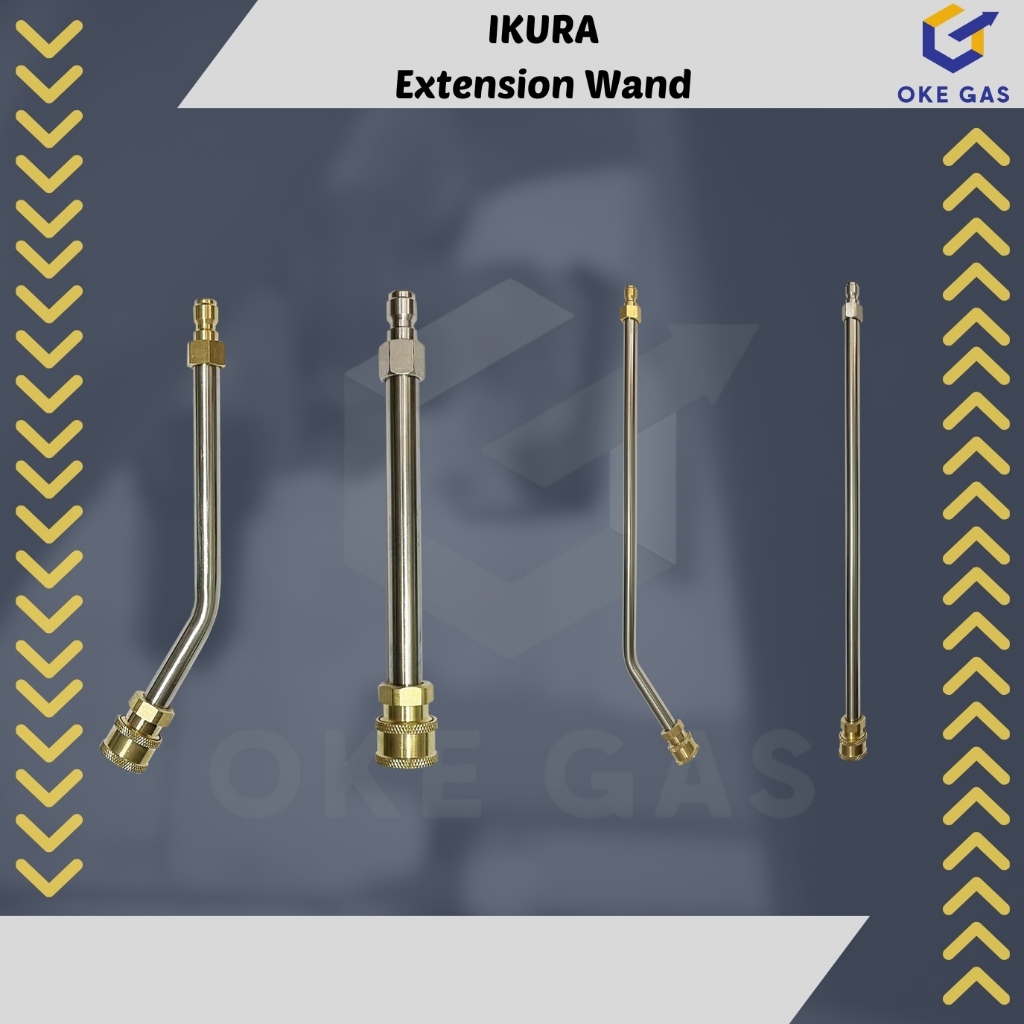 Jual Ikura Stick Gun Jet Cleaner Extension Wand Penyambung Quick ...