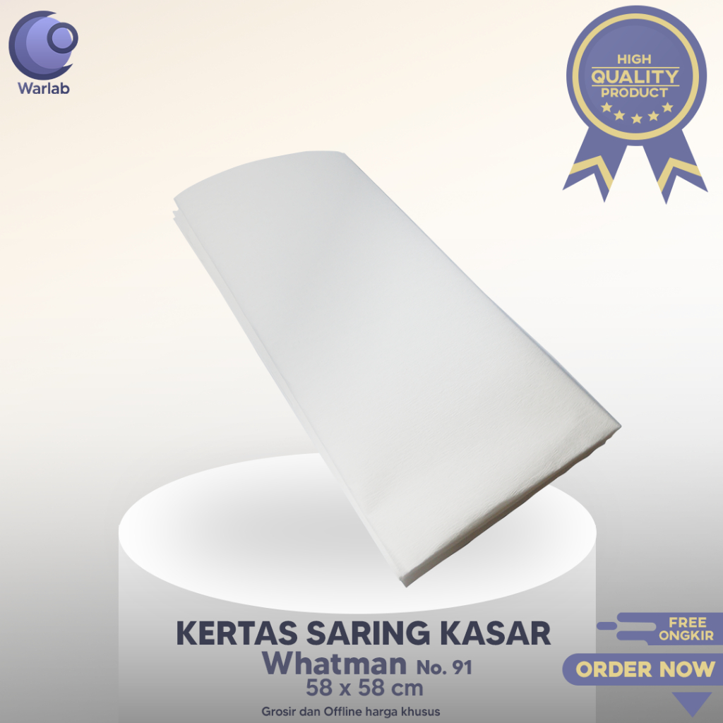 Jual Kertas Saring Whatman Kasar 58x58 cm No. 91 Lembaran Premium ...
