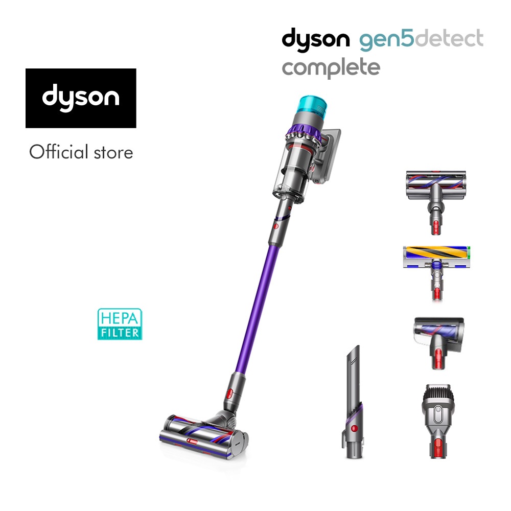 Jual Dyson Gen5 Detect ™ Complete Vacuum Cleaner (Iron/Purple ...