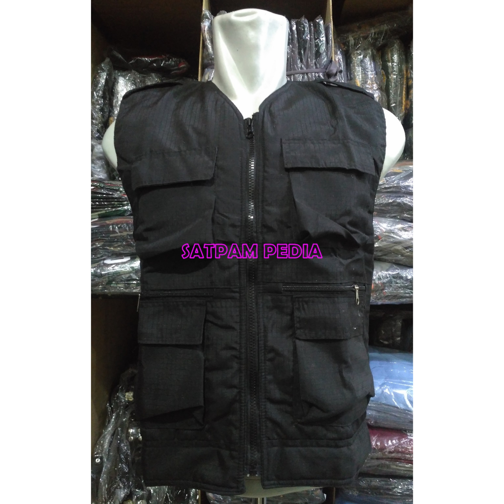 Jual Rompi King Hitam - Rompi Lapangan - Rompi Tactical - Rompi ...