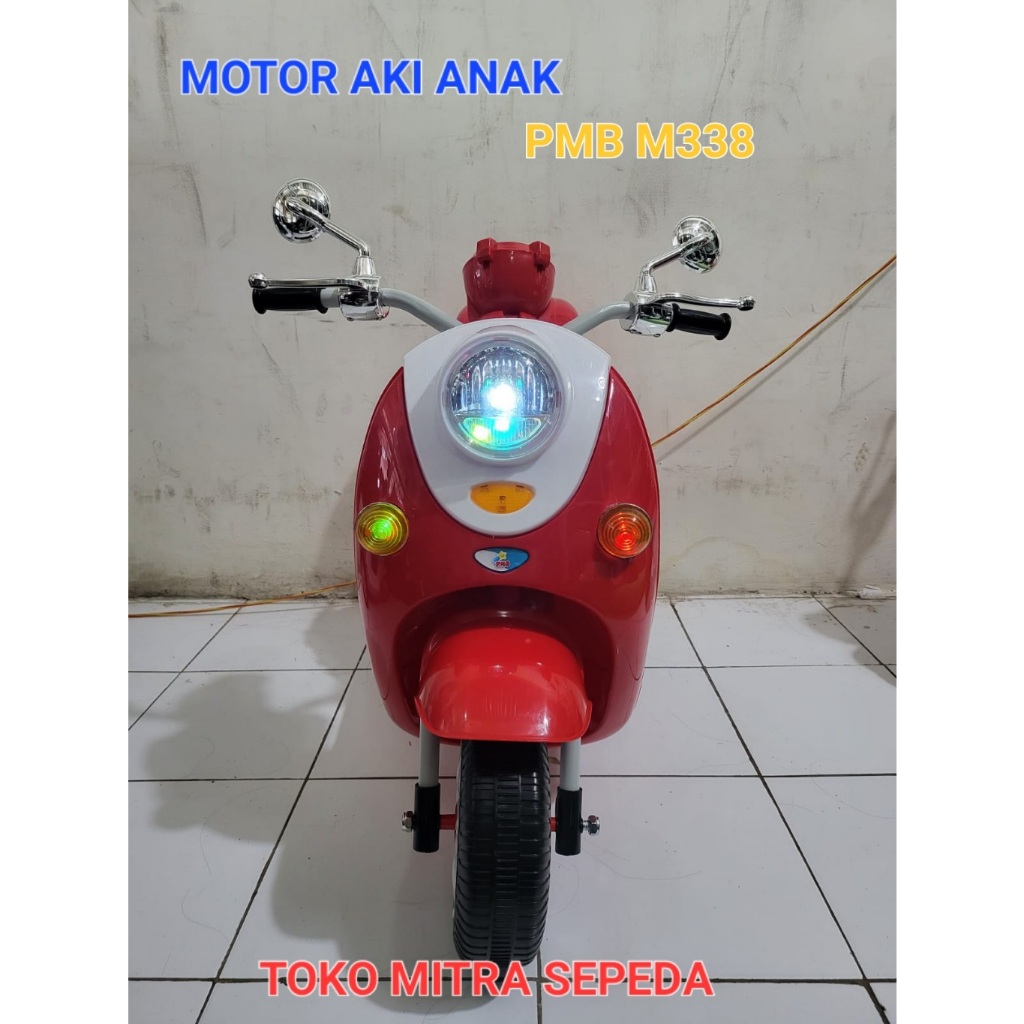 Jual Mainan Remote Control Motor Aki Anak M338 Amore Dengan Musik Dan ...