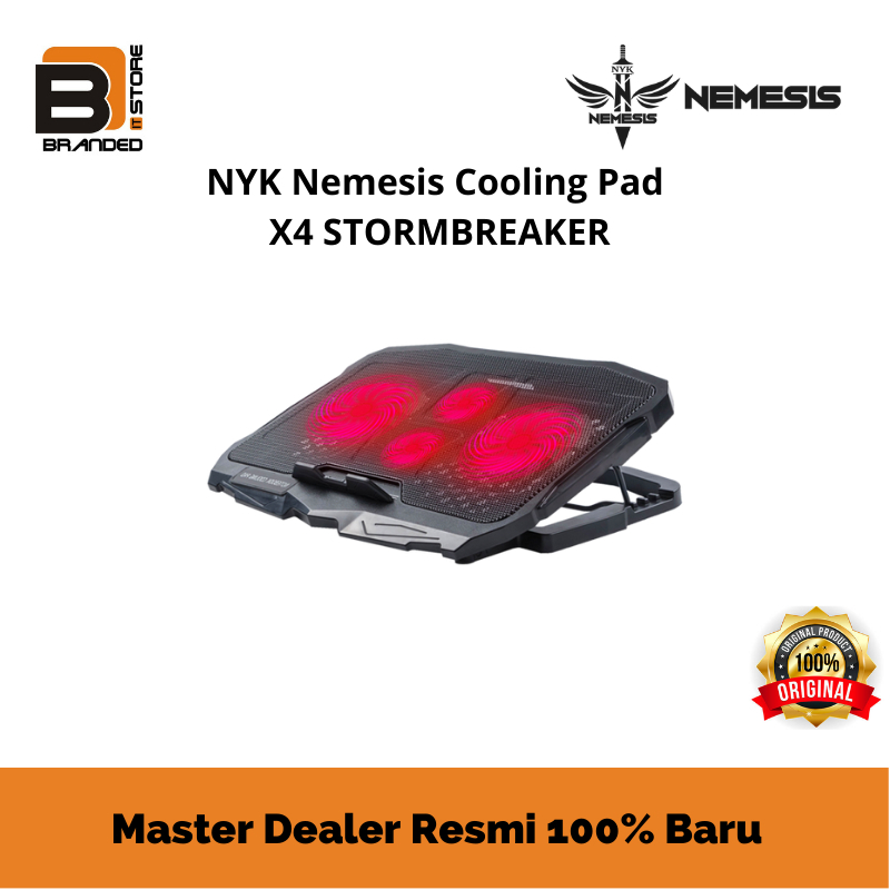 Jual NYK Nemesis Cooling Pad X4 X-4 X 4 STORMBREAKER COOLING FAN ...