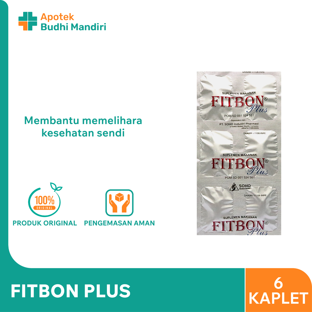 Jual Fitbon Plus (1 Strip) - Suplemen Persendian | Shopee Indonesia