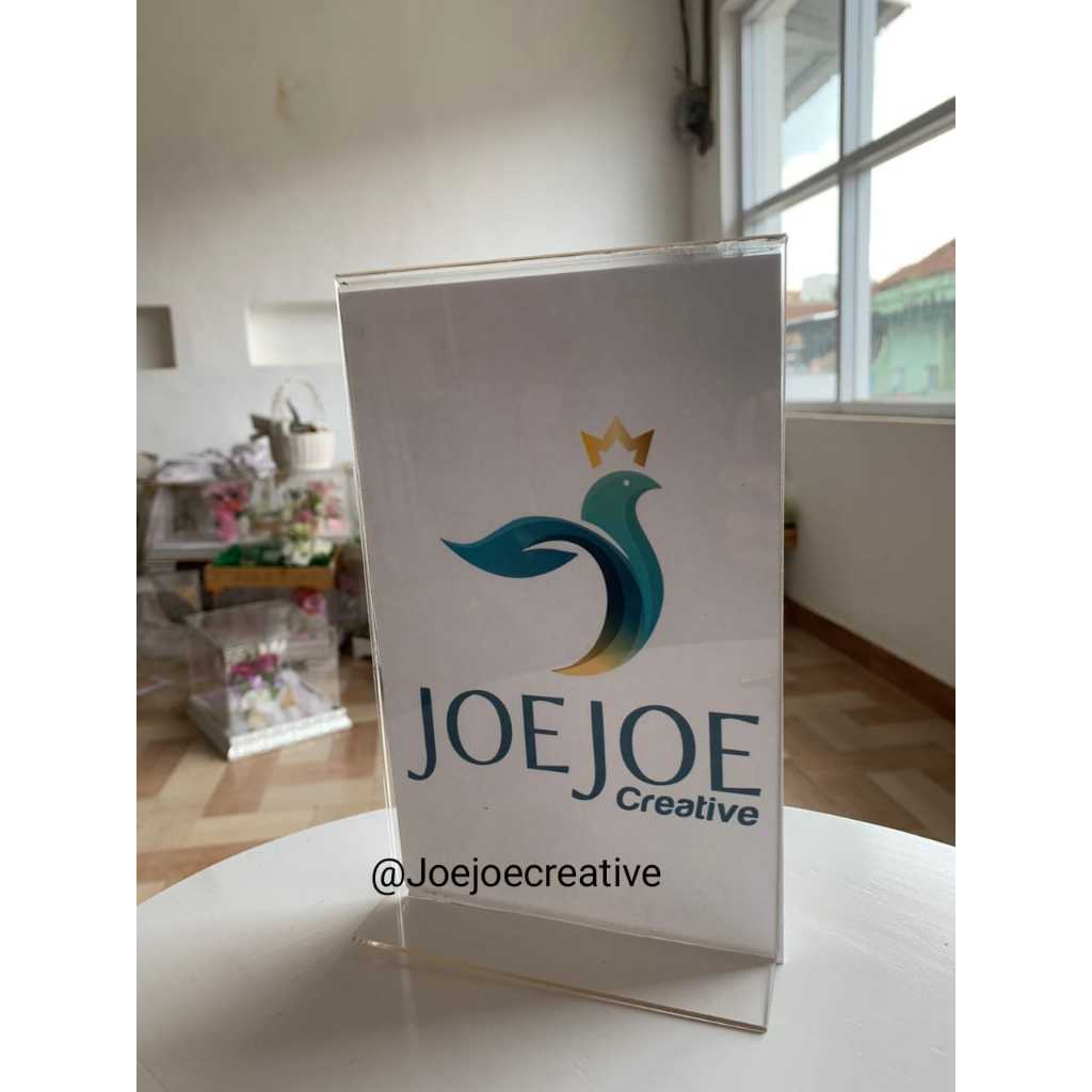 Jual Standing Brosur | tempat brosur | Acrylic standing kekinian ...