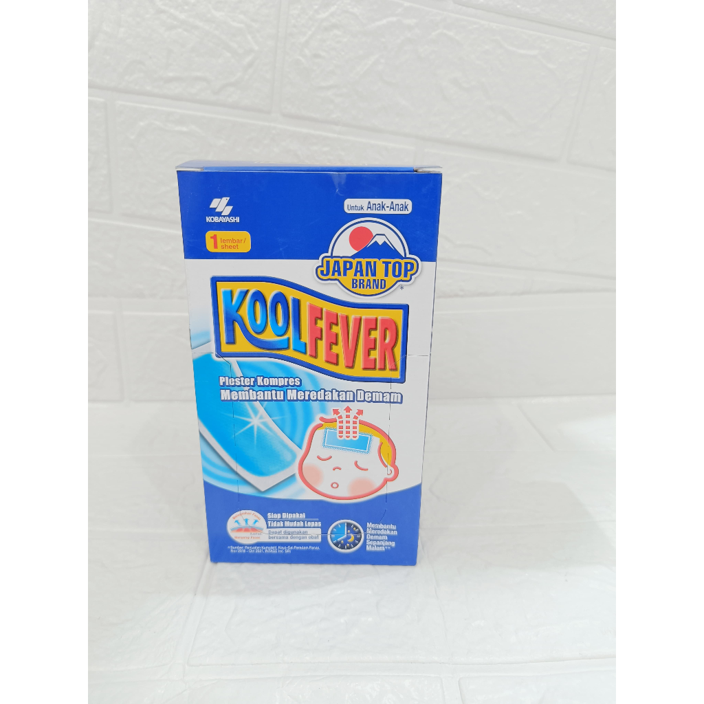 Jual Kool fever Plester kompres demam Anak - anak / Gel kompres Anak cooling patch per 1 sachet ...