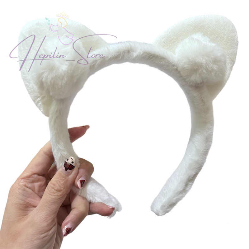 Jual Bando Telinga Kucing / Bando Anak Bulu / Bando Kucing | Shopee ...