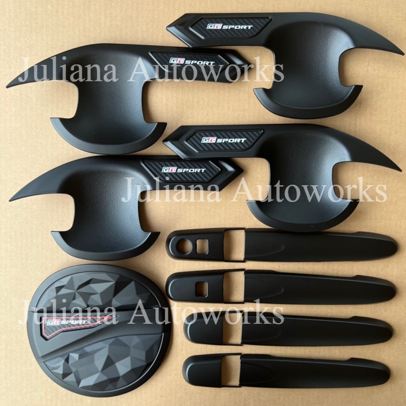 Jual Paket Outer Handle Tank Cover Bensin All New Rush GR Sport Hitam Doff | Shopee Indonesia