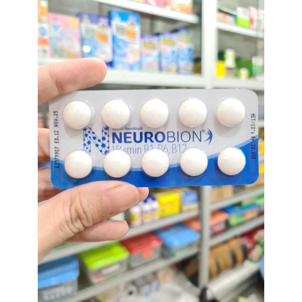 Jual NEUROBION 10 Tablet / VITAMIN NEUROTROPIK / NEUROBION PUTIH ...