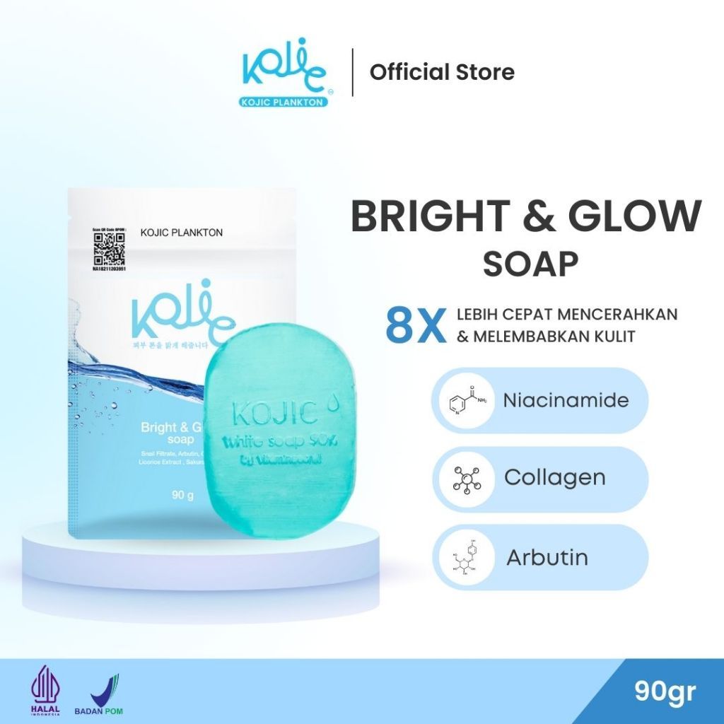 Jual Kojic Plankton - Bright & Glow Face & Body soap 40gr | Shopee ...