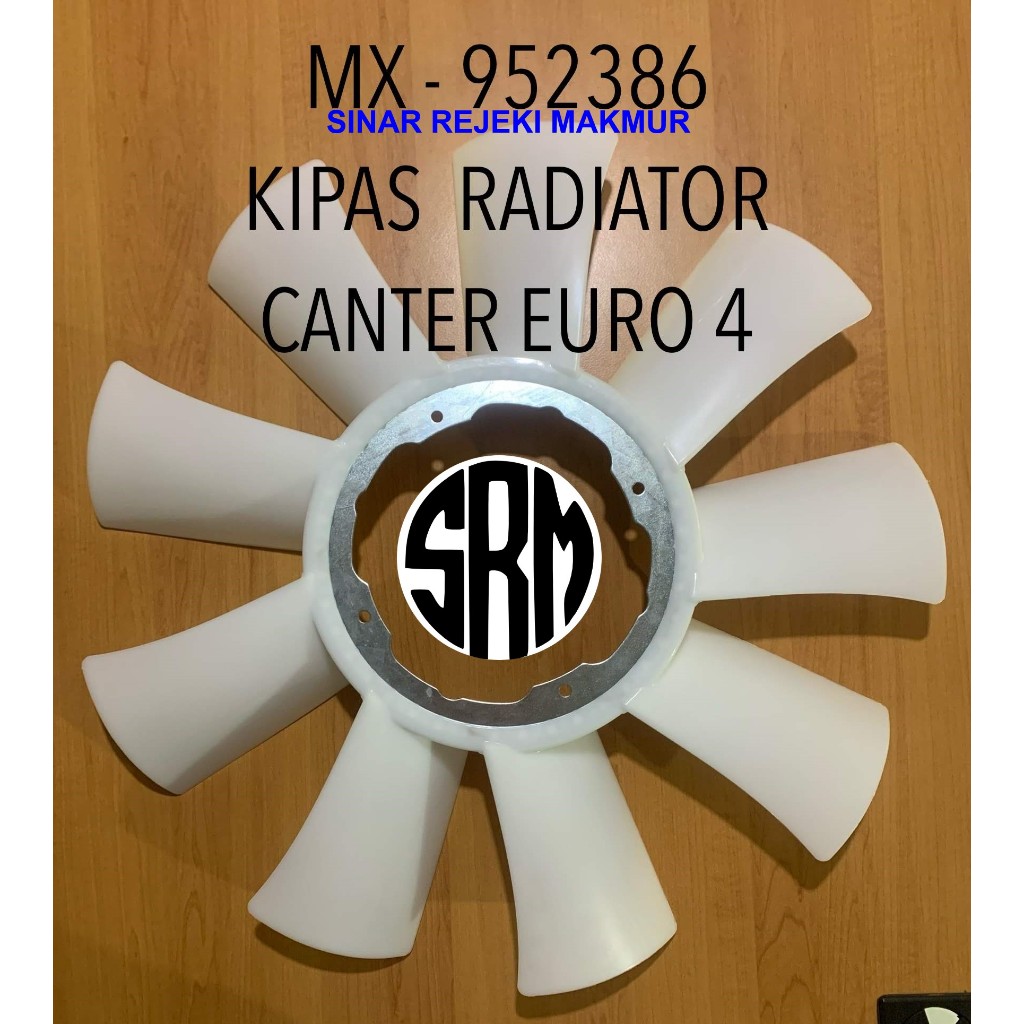 Jual KIPAS RADIATOR FAN BLADE CANTER PS 110 125 EURO 4 9 DAUN MX-952386 ...