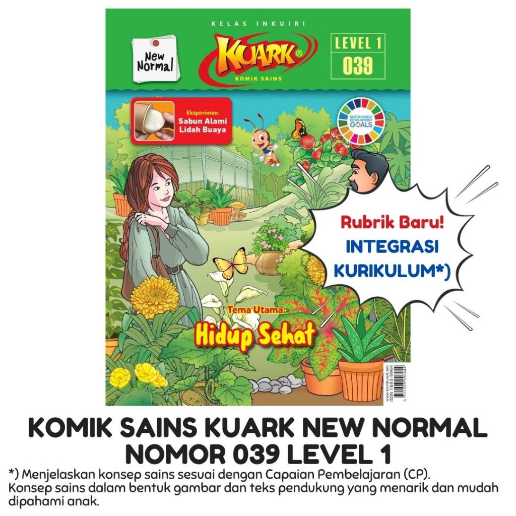 Jual KUARK Komik Sains Level I Nomor 039 New Normal MATERI OSK 2024 | Shopee Indonesia