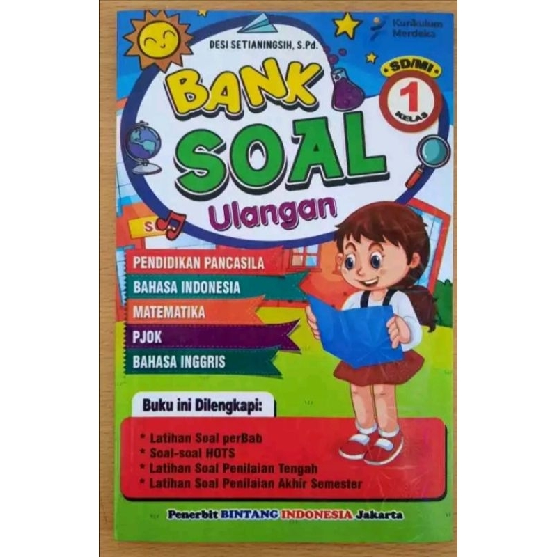 Jual Buku Bank Soal Ulangan Untuk SD/Mi Kelas 1Edisi Kurikulum Merdeka bintang Indonesia ...