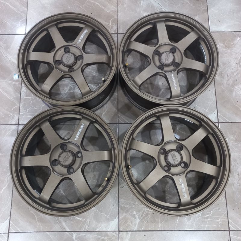 Jual VELG RACING JDM TE37 R16 BAUT 4X100 | BUAT MOBIL JAZZ CITY FREED ...