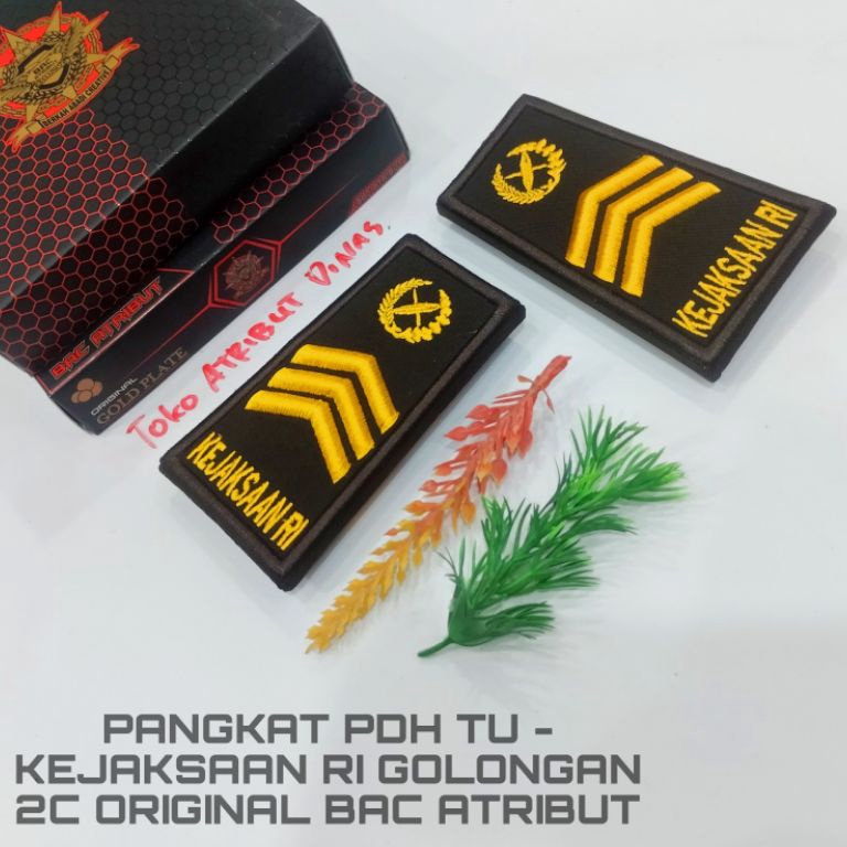 Jual Pangkat PDH TU KEJAKSAAN RI Golongan 2c ART V9P1 | Shopee Indonesia