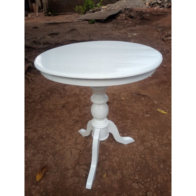 Jual MejaGalery Meja Studio Foto Meja Nakas Bulat | Shopee Indonesia