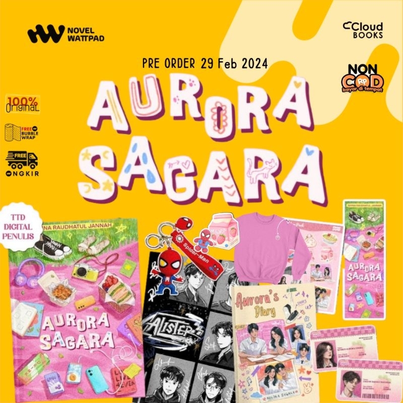 Jual Novel Aurora Sagara - Ghina Raudhatul Jannah | Shopee Indonesia