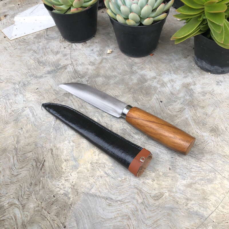 Jual Pisau Dapur Baja hSS 12cm Super tajam | Shopee Indonesia