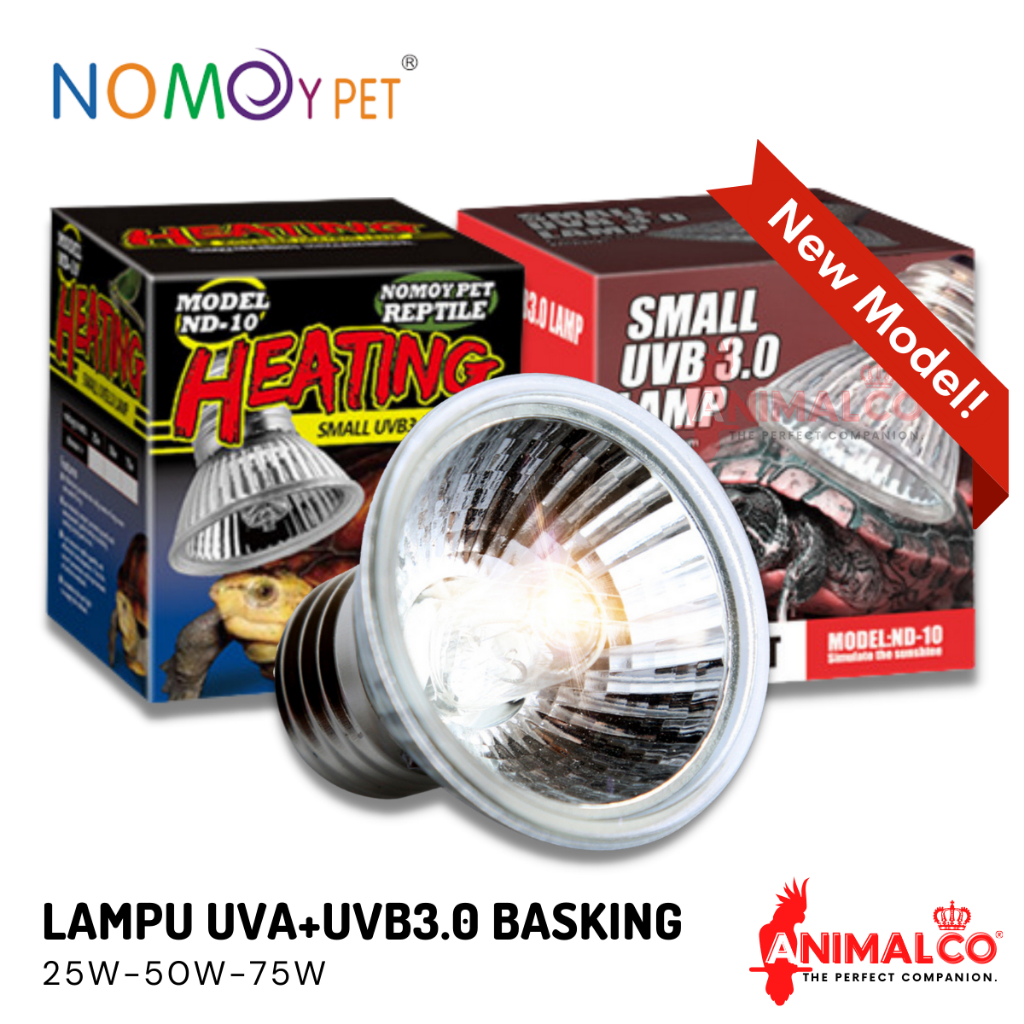 Jual NOMOY HALOGEN LAMPU UVA UVB PENGHANGAT KANDANG REPTIL REPTILE SULCATA TORTO KURA TURTLE ...
