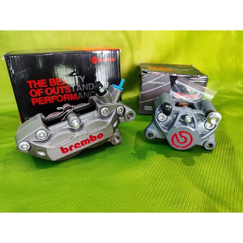 Jual kaliper brembo red logo 4p 2p | Shopee Indonesia
