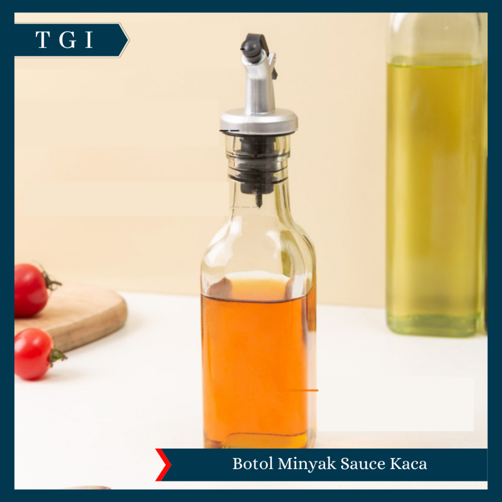 Jual TGI - BOTOL MINYAK GORENG TAHAN PANAS GLASS OIL BOTTLE DISPENSER ...