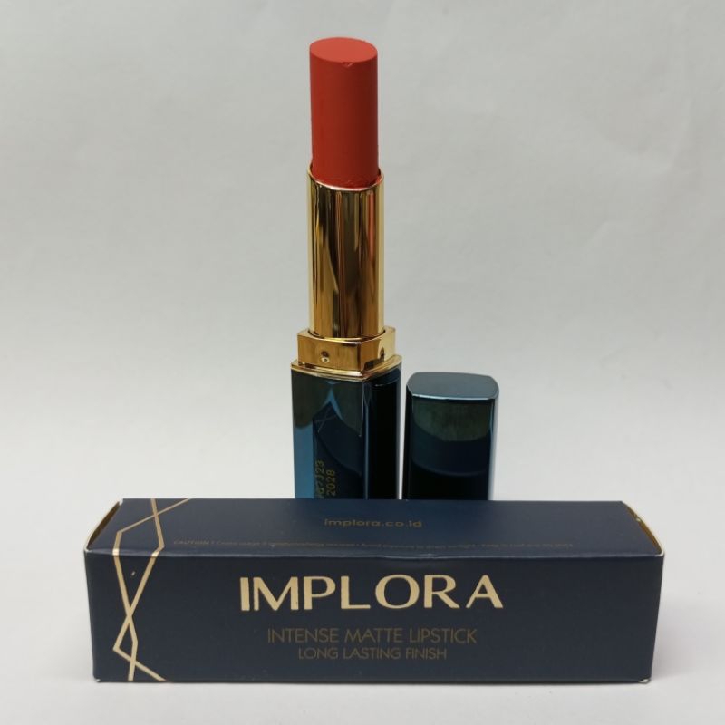 Jual Implora lipstick intense matte long lasting finish (06 tangerine ...