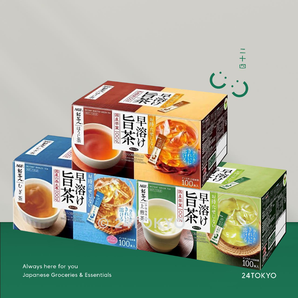 Jual 24Tokyo - Teh sachet green tea hojicha barley instan panas dingin ...