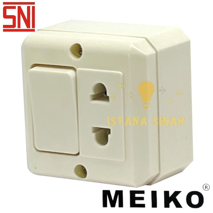 Jual Saklar engkel + STOP OB outbow Merk Meiko Engkel OB Warna Cream ...