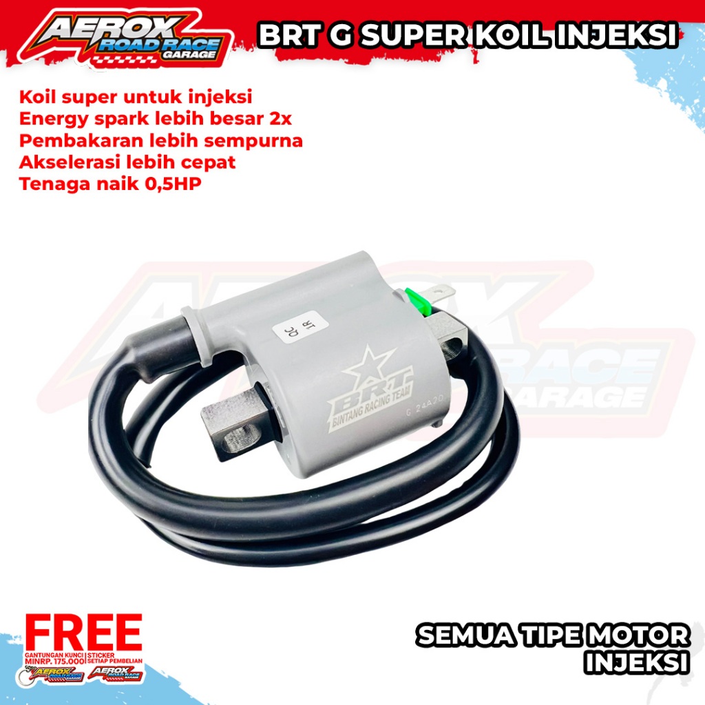 Jual Koil Coil BRT Injeksi karburator G-Super Universal Semua Motor ...