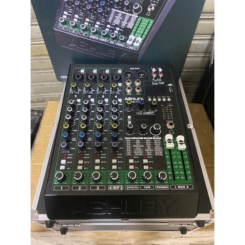 Jual MIXER AUDIO ASHLEY KING 4SM/KING4SM 4CH USB-BLUETOOTH-WITH ...