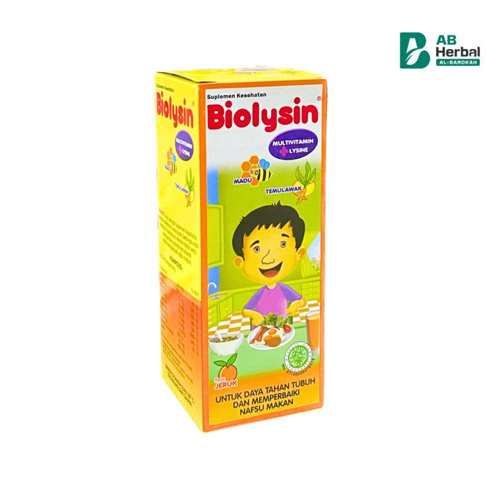 Jual BIOLYSIN SIRUP VITAMIN NAFSU MAKAN ANAK vitamin multivitamin anak ...