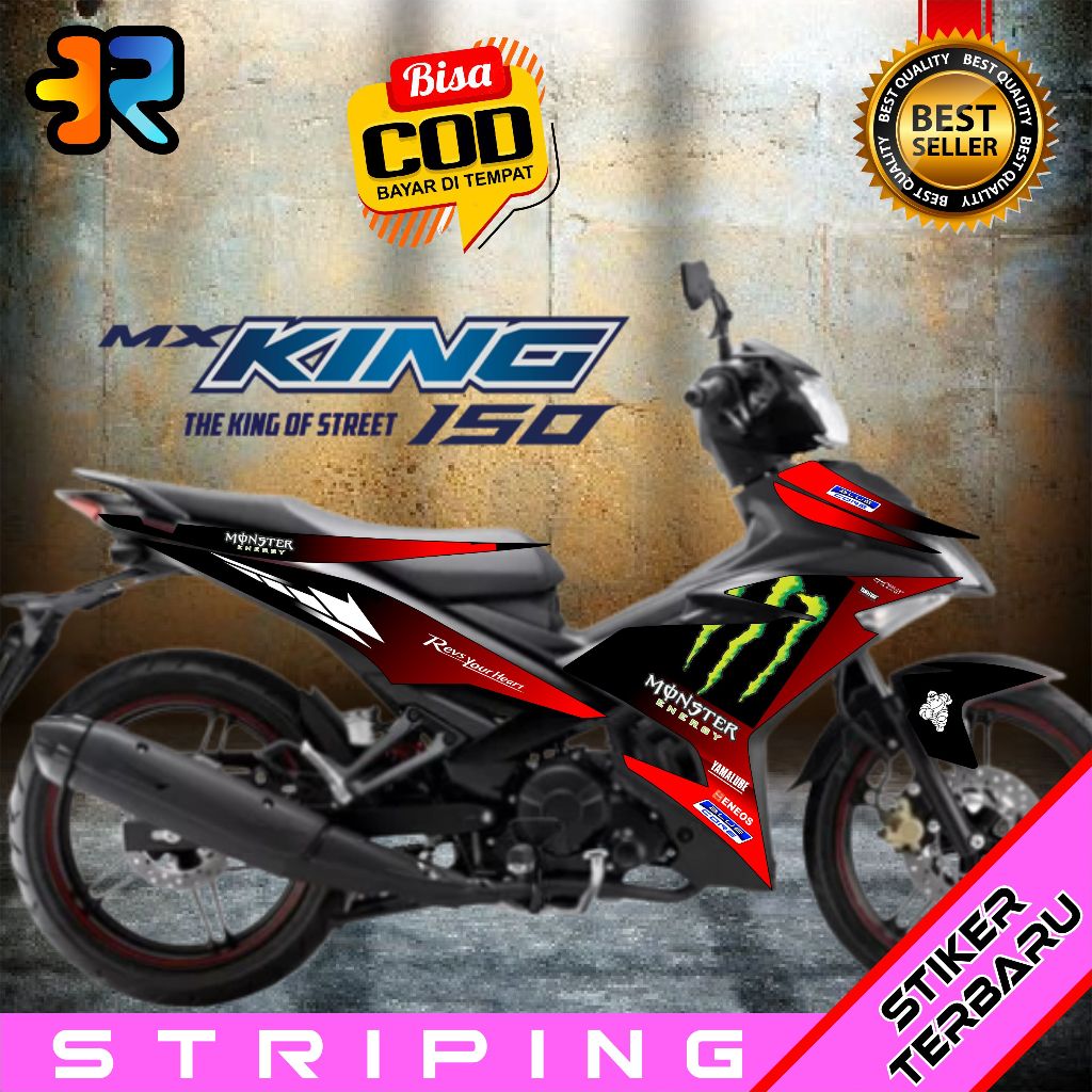 Jual Striping Mx King Variasi Sticker Desain MSE | Shopee Indonesia