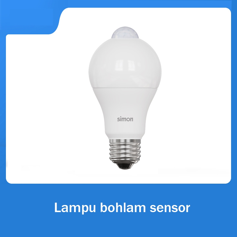 Jual SIMON LED Bulb Motion Sensor 6w - Lampu Sensor Gerak | Shopee ...