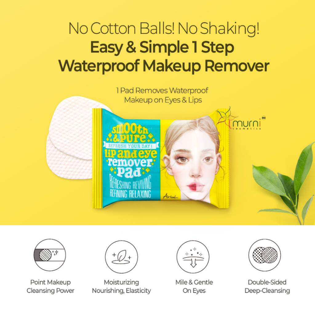 Jual ARIUL LIP & EYE REMOVER PAD 30 LEMBAR | Shopee Indonesia